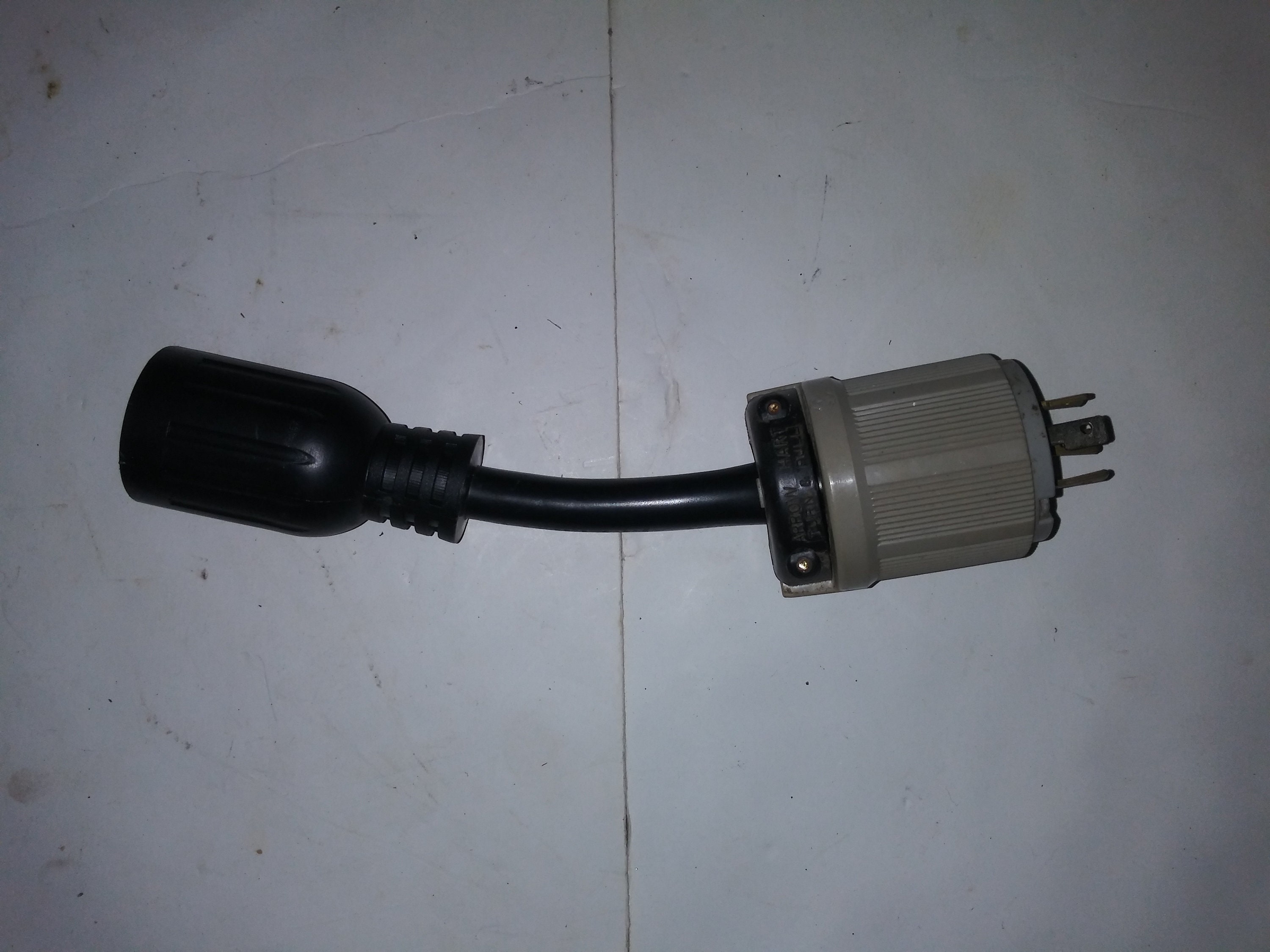 L14-30r Male to L14-20p Male Generator 4-pin Generator Back-feed 1 Foot ...