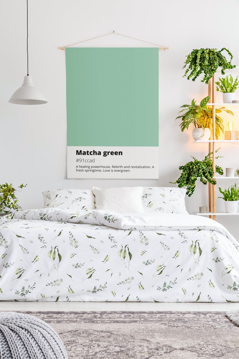 Matcha Green Wall Art Print Maximalist Colorful Art - Etsy