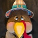 Mr Turkey With Body - Etsy