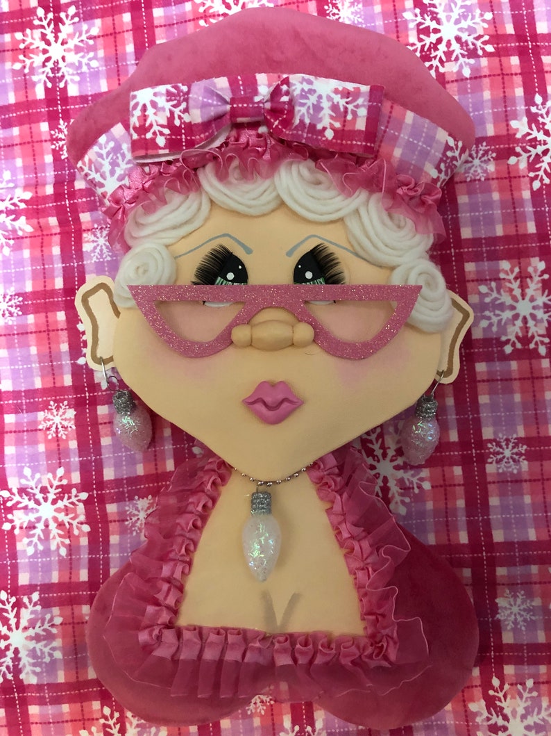 Mrs Clause-dark Pink - Etsy