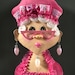 Santa and Mrs Clause-dark Pink - Etsy