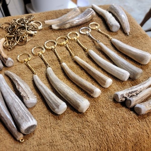 Elk Antler Keychains & DIY Project Set - Etsy