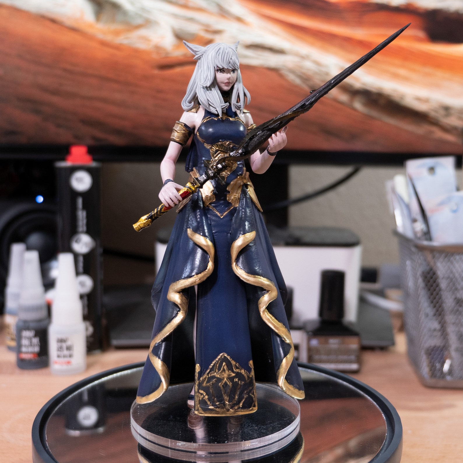FFXIV Custom Character Statue - Etsy