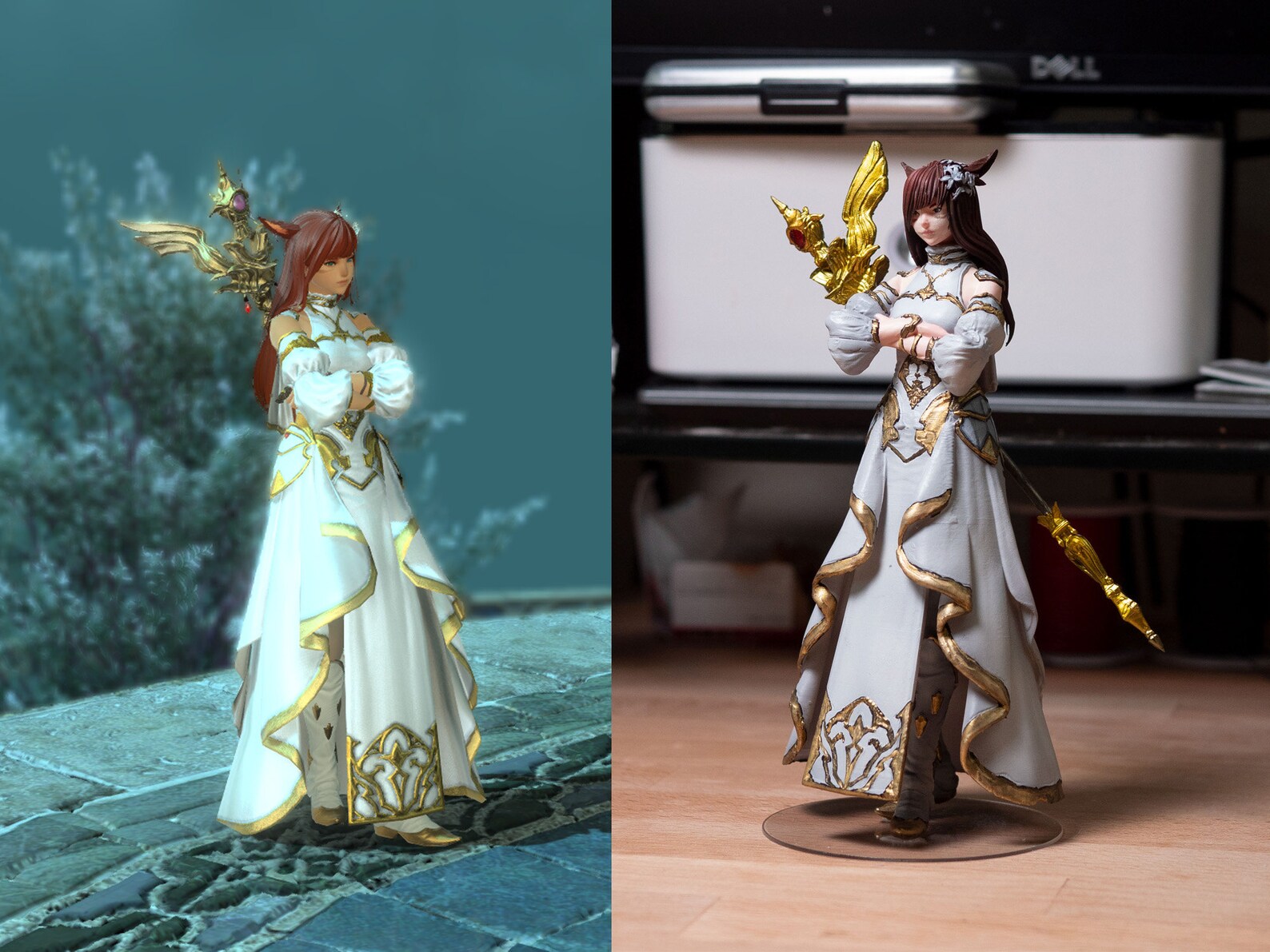 FFXIV Custom Character Statue - Etsy