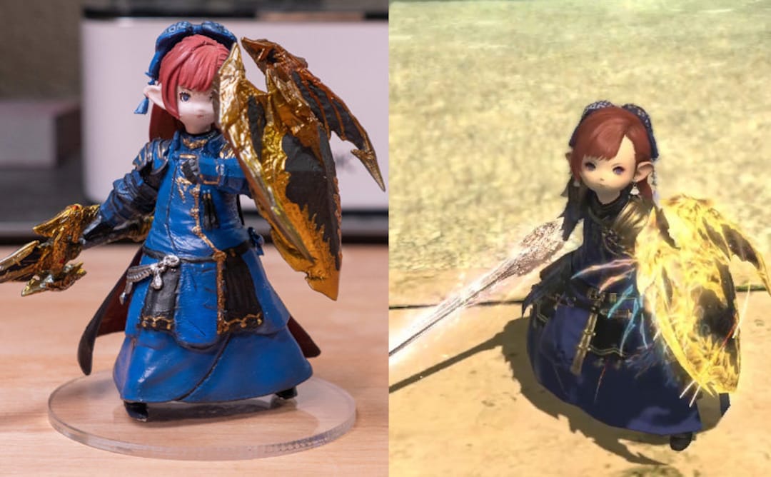 FFXIV Custom Character Statue - Etsy