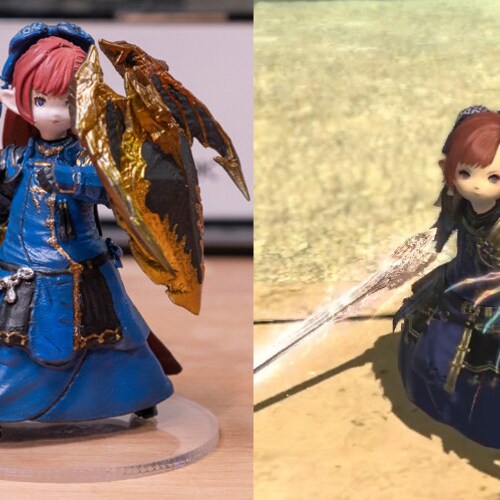 FFXIV Custom Character Statue - Etsy