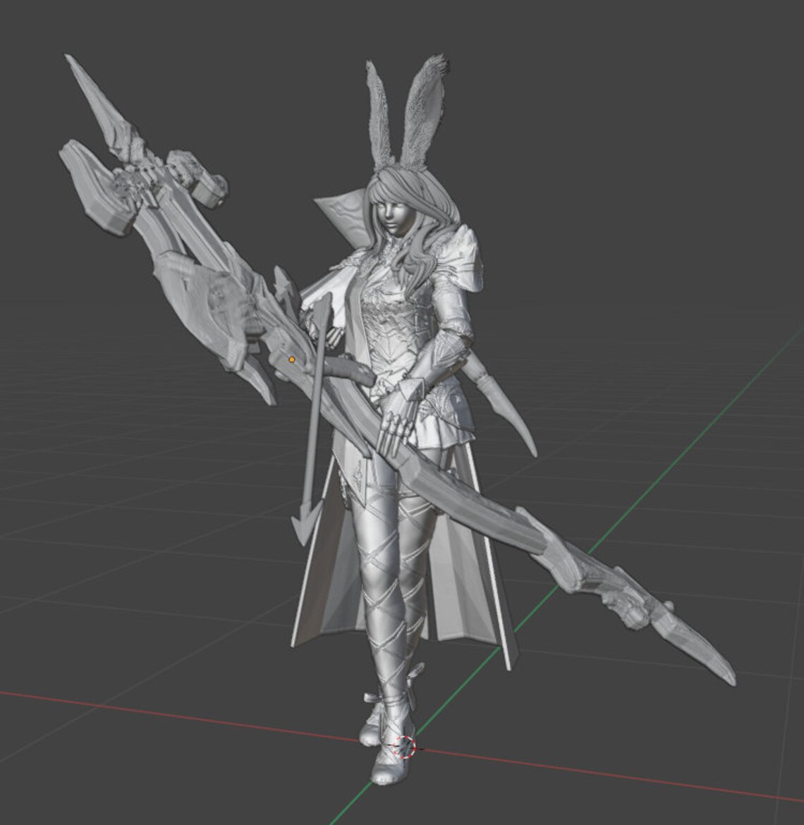 FFXIV Custom Character Statue - Etsy