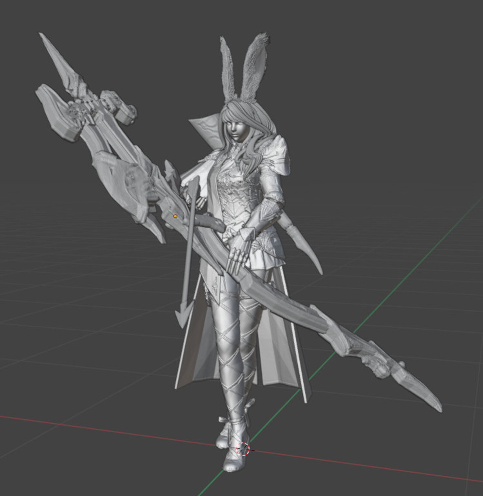 FFXIV Custom Character Statue - Etsy