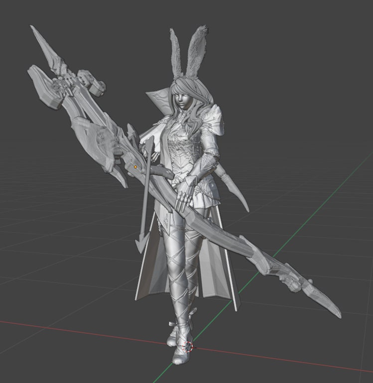 FFXIV Custom Character Statue - Etsy