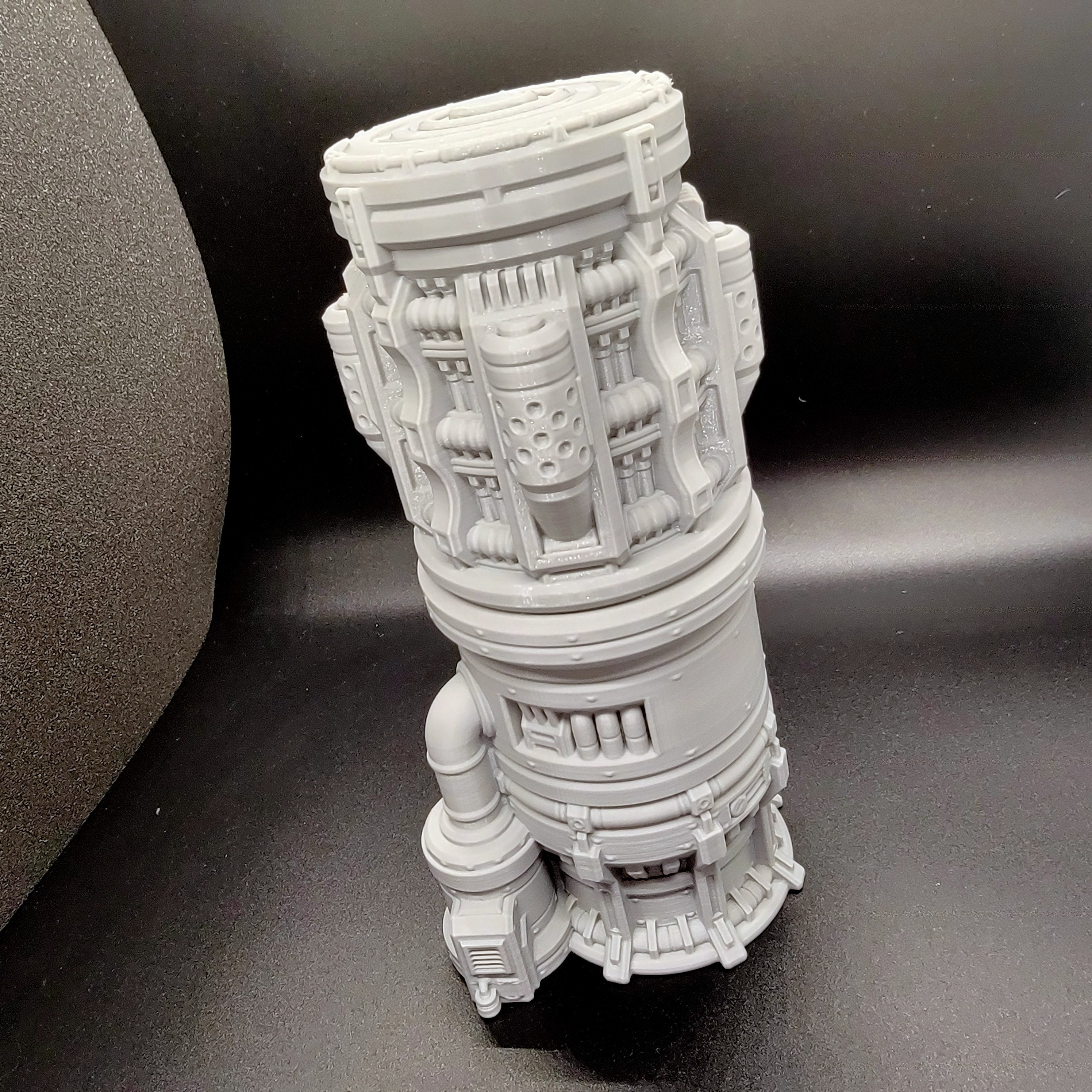Industrial Gas Silos Scatter Terrain 3D Printed Tabletop RPG Scenery and Wargame Terrain for 28 ...