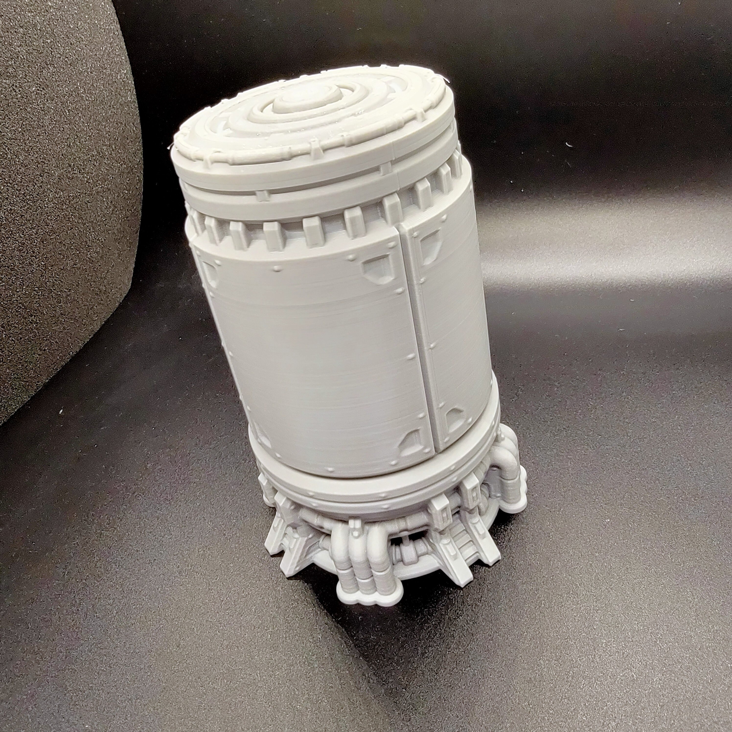 Industrial Gas Silos Scatter Terrain 3D Printed Tabletop RPG Scenery and Wargame Terrain for 28 ...