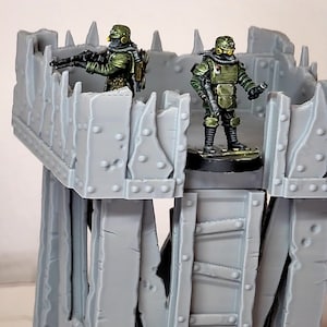 Ork Camp Towers & Barricades 3D Printed Tabletop RPG Scenery and ...
