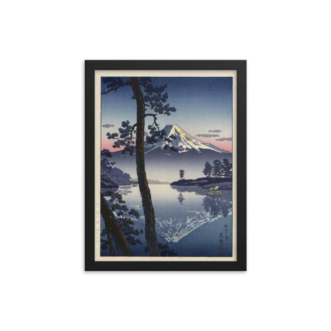 Fuji From Tago Bay Tsuchiya Koitsu Print Edo Period Japanese Print ...