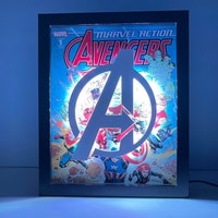 Avengers Neon Sign, Avengers Led Sign, Superhero Led Sign, Superhero ...