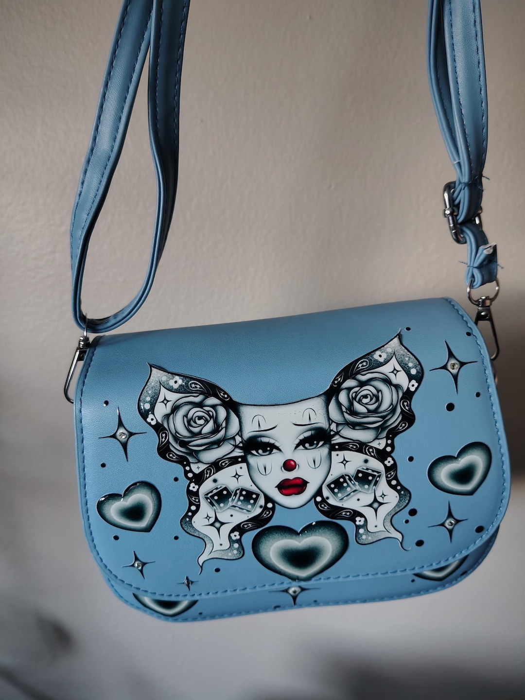 Chicana Tattoo Butterfly Bedazzled Purse - Etsy