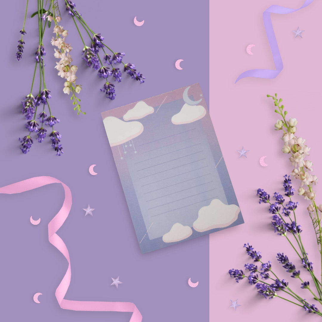 Crescent Moon Lunar to Do Notepad Small Lined Notepad Gift for School ...