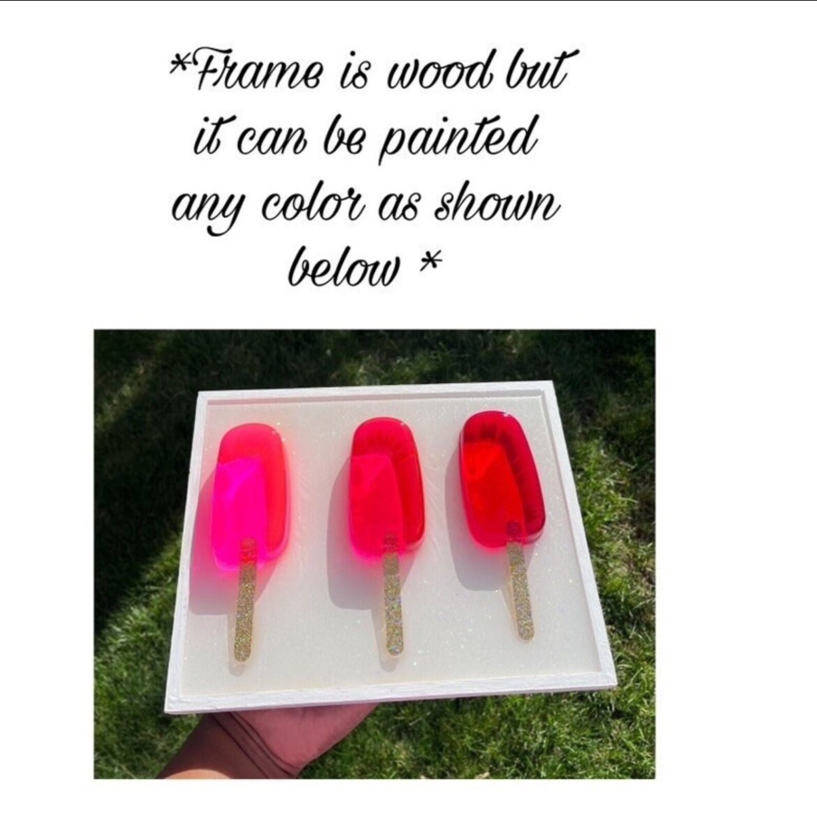 Popsicle Art|resin 3D Wall Art|popsicle Art|visual Art|food Art ...