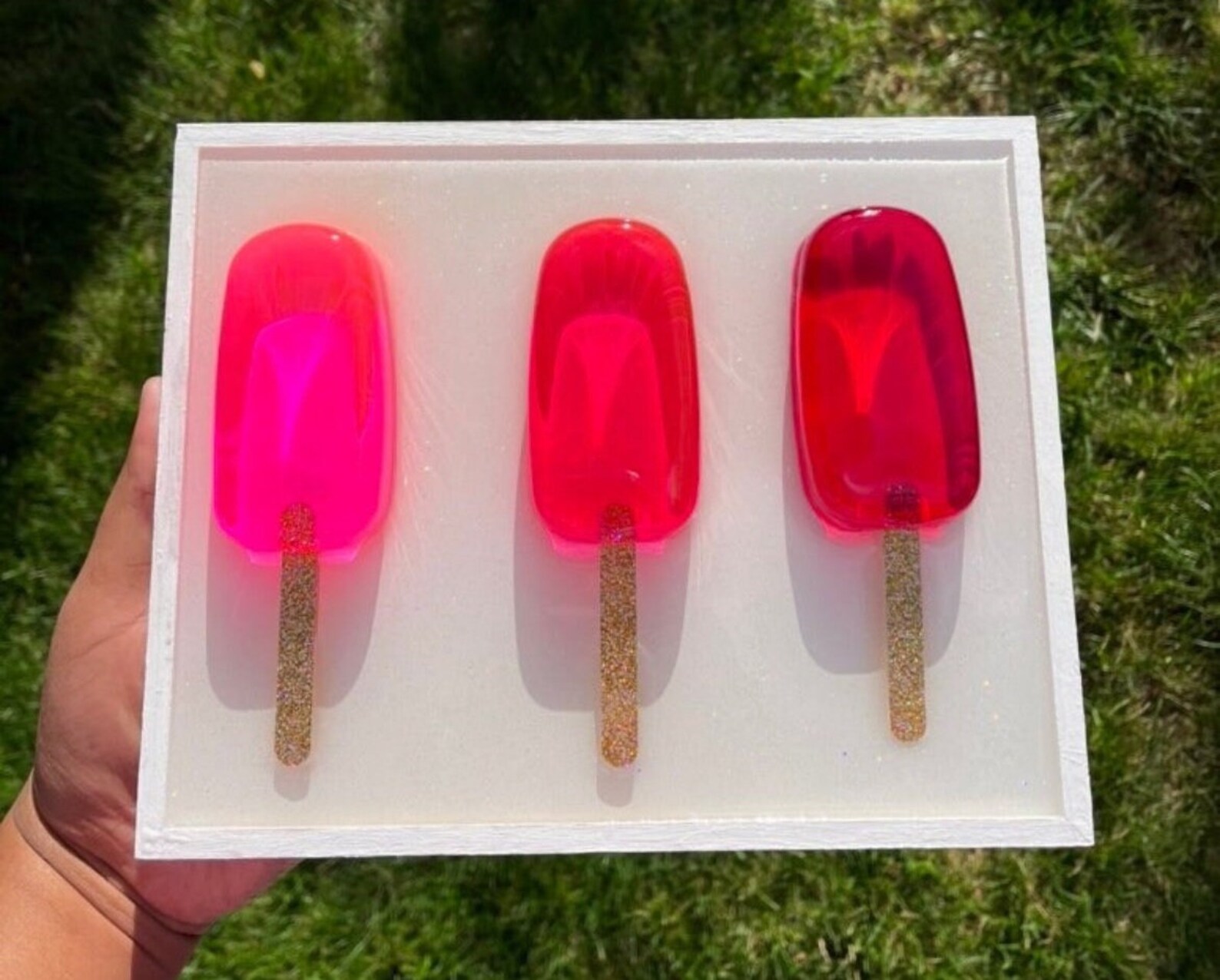 Popsicle Art|resin 3D Wall Art|popsicle Art|visual Art|food Art ...