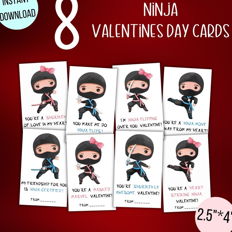 Ninja Valentine - Etsy