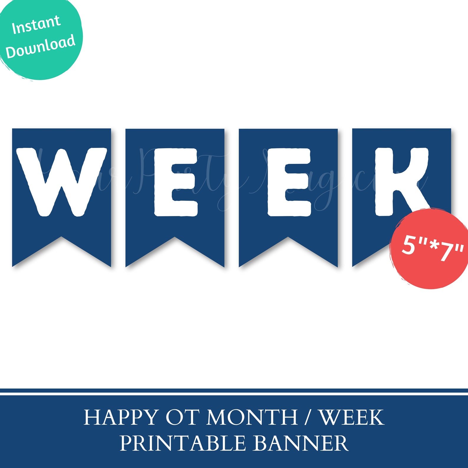 Printable Happy OT Month Banner 2024, Occupational Therapy Appreciation ...