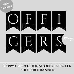Happy Correctional Officers Week Banner, Correctional Officers ...