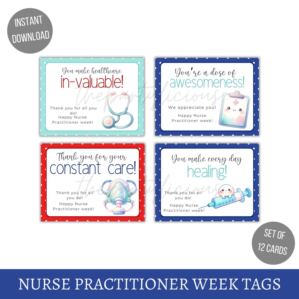 Nurse Practitioner Week Gift Tags, Happy NP Week Gift Cards, Nurse ...