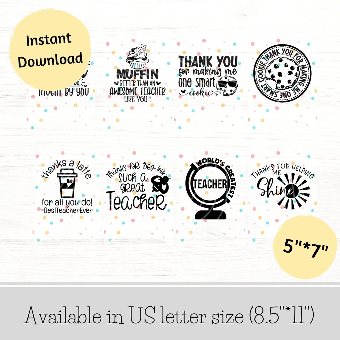 Printable Thank You Teachers Banner Teacher Appreciation Week - Etsy