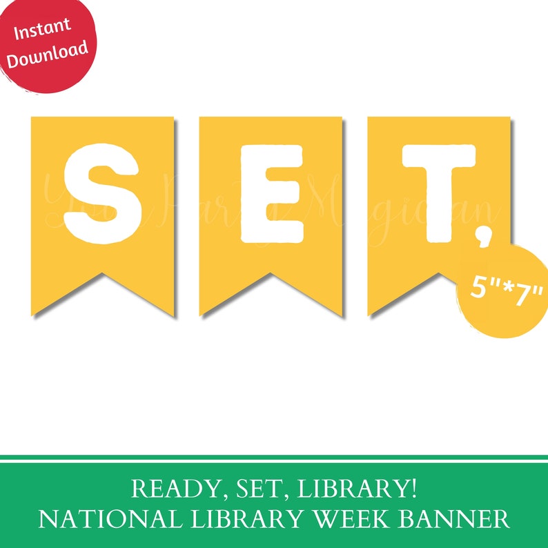 National Librarian Week Printable Banner 2024, National Librarian ...