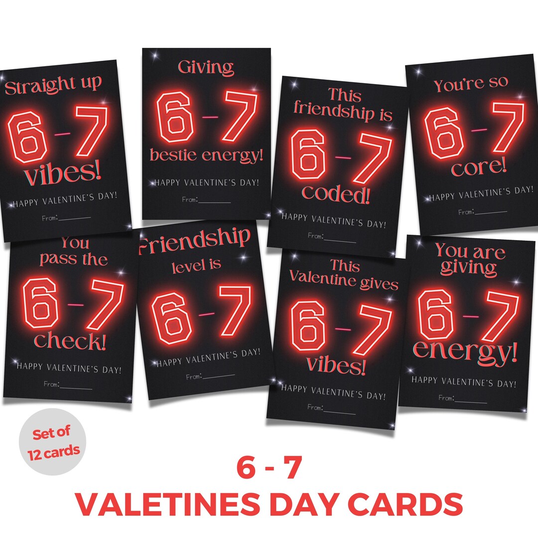 67 Valentines Day Cards for Boys, Slang Trendy Valentine's Card Tween ...