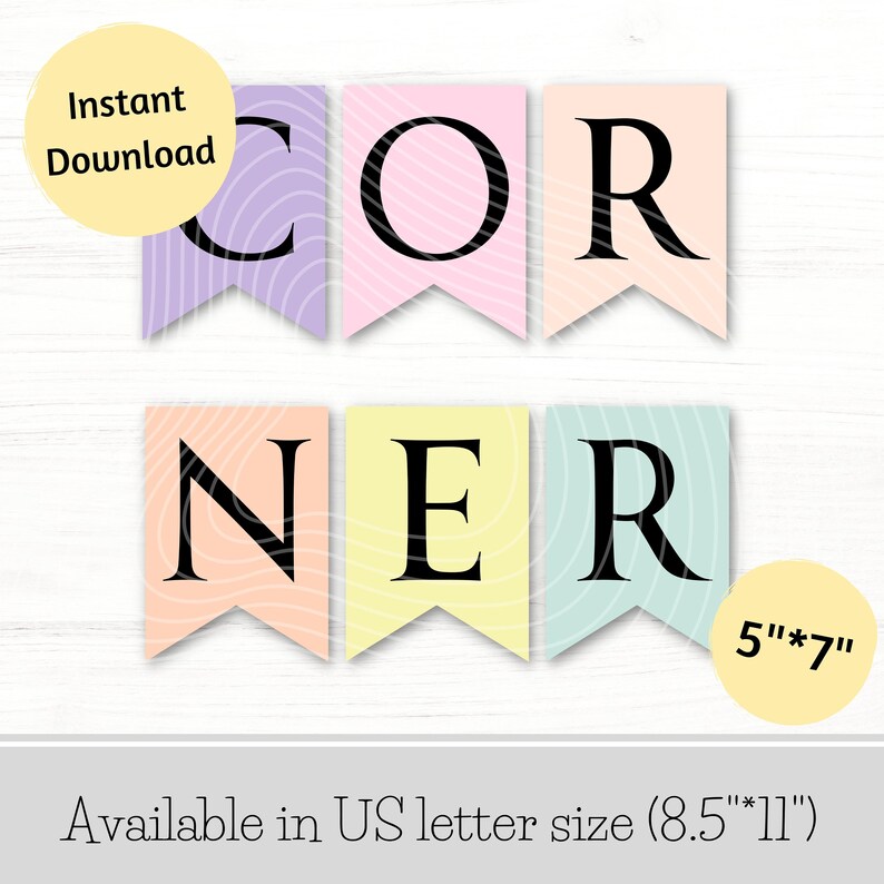 Instant Download Reading Corner Banner Ideas, Reading Corner Bunting ...