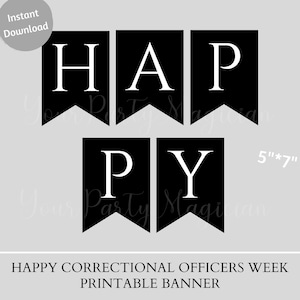 Happy Correctional Officers Week Banner, Correctional Officers ...