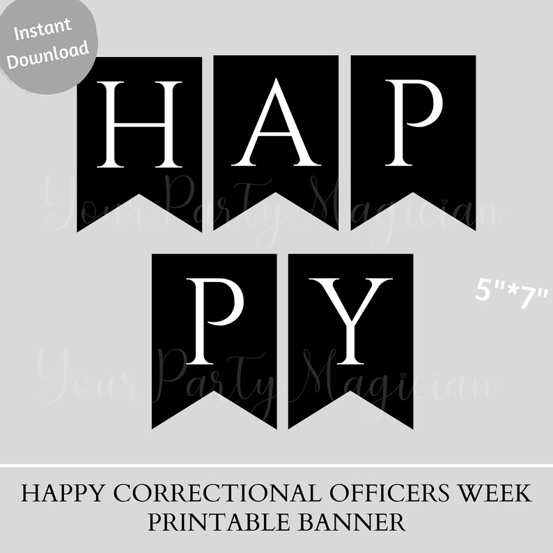 Happy Correctional Officers Week Banner, Correctional Officers ...