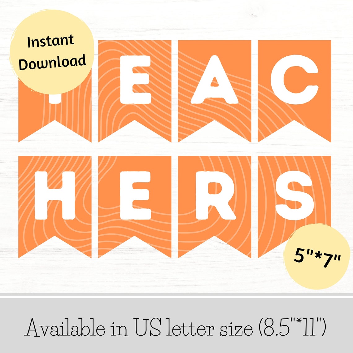 Printable Teachers Appreciation Week Banner, Thank You Bulletin Board ...
