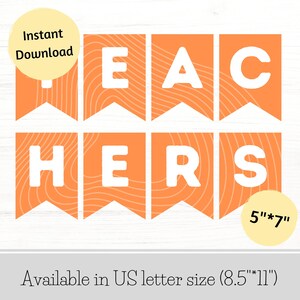 Printable Teachers Appreciation Week Banner, Thank You Bulletin Board ...