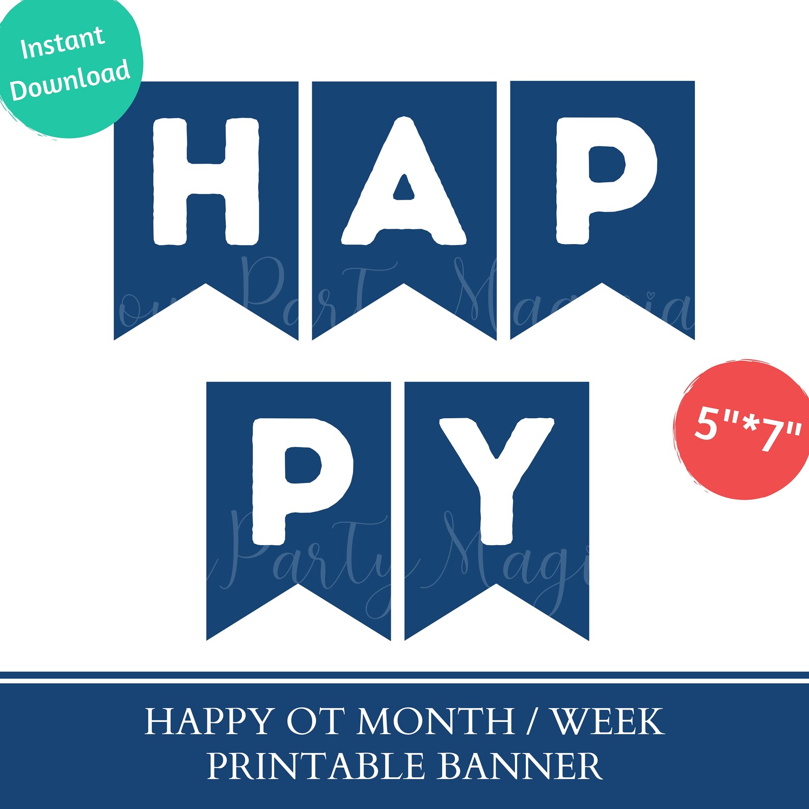 Printable Happy OT Month Banner 2024, Occupational Therapy Appreciation ...