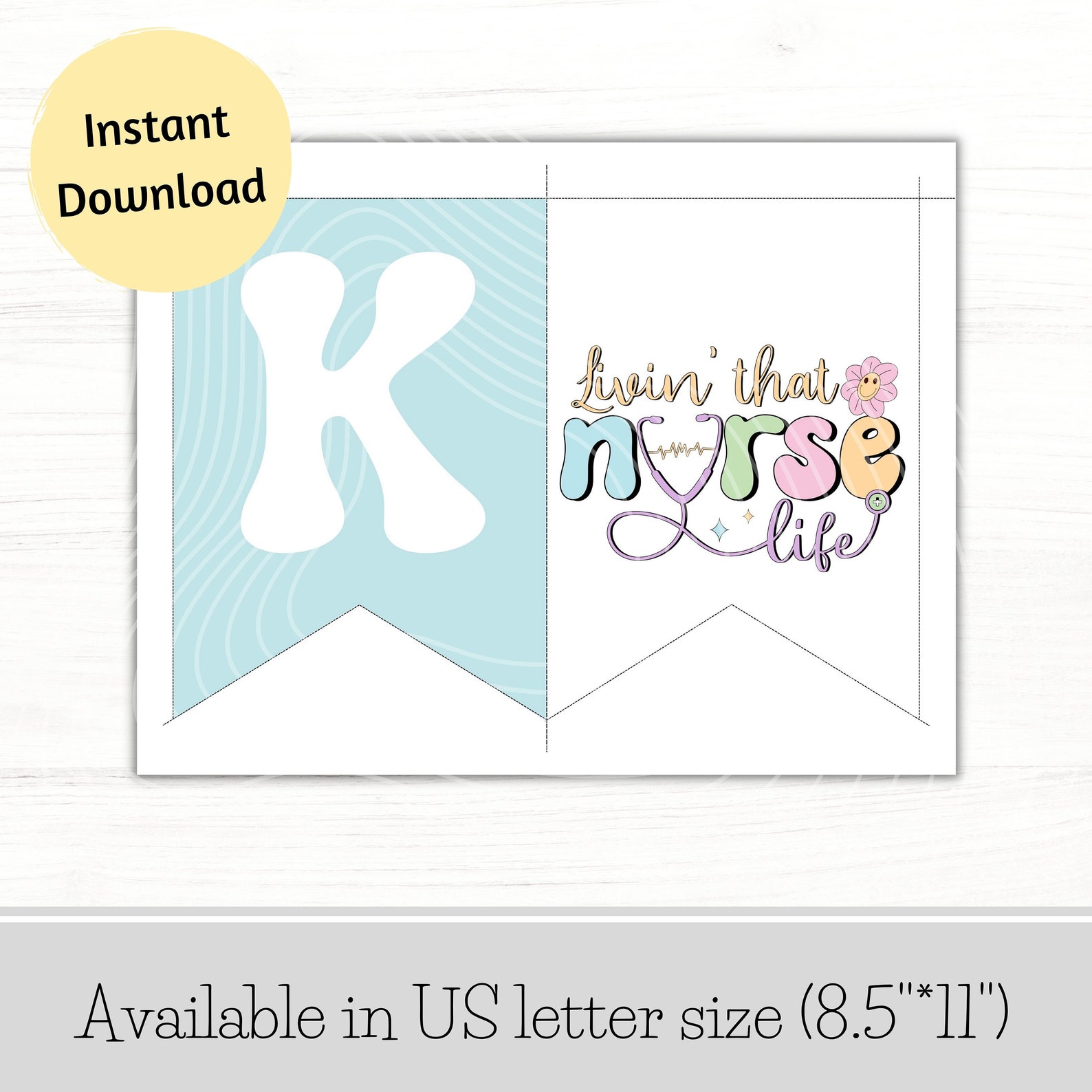 Printable Happy Nurses Week Banner, Nurse Appreciation Week Decor ...