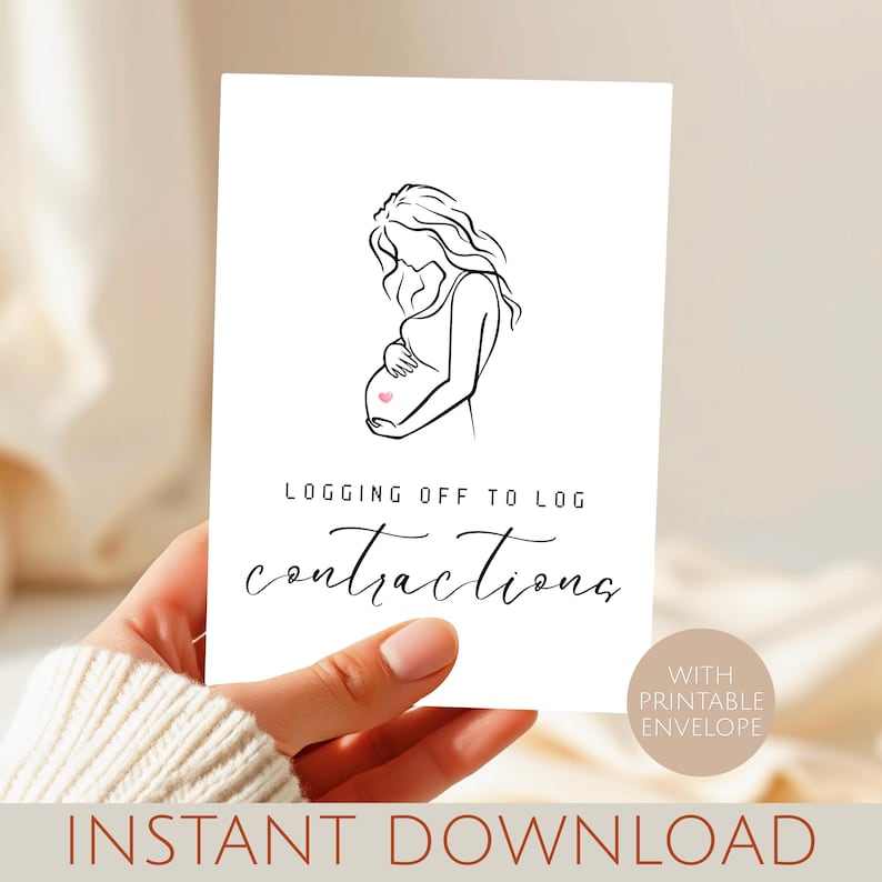 Printable Maternity Leave Card for Coworker - Funny & Thoughtful ...
