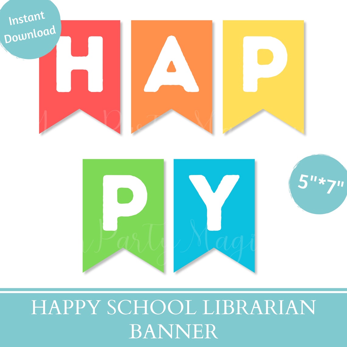 Happy School Librarian Week Printable Banner 2024, School Librarian ...