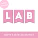 Happy Lab Week 2024 Printable Banner, Medical Laboratory Professionals ...