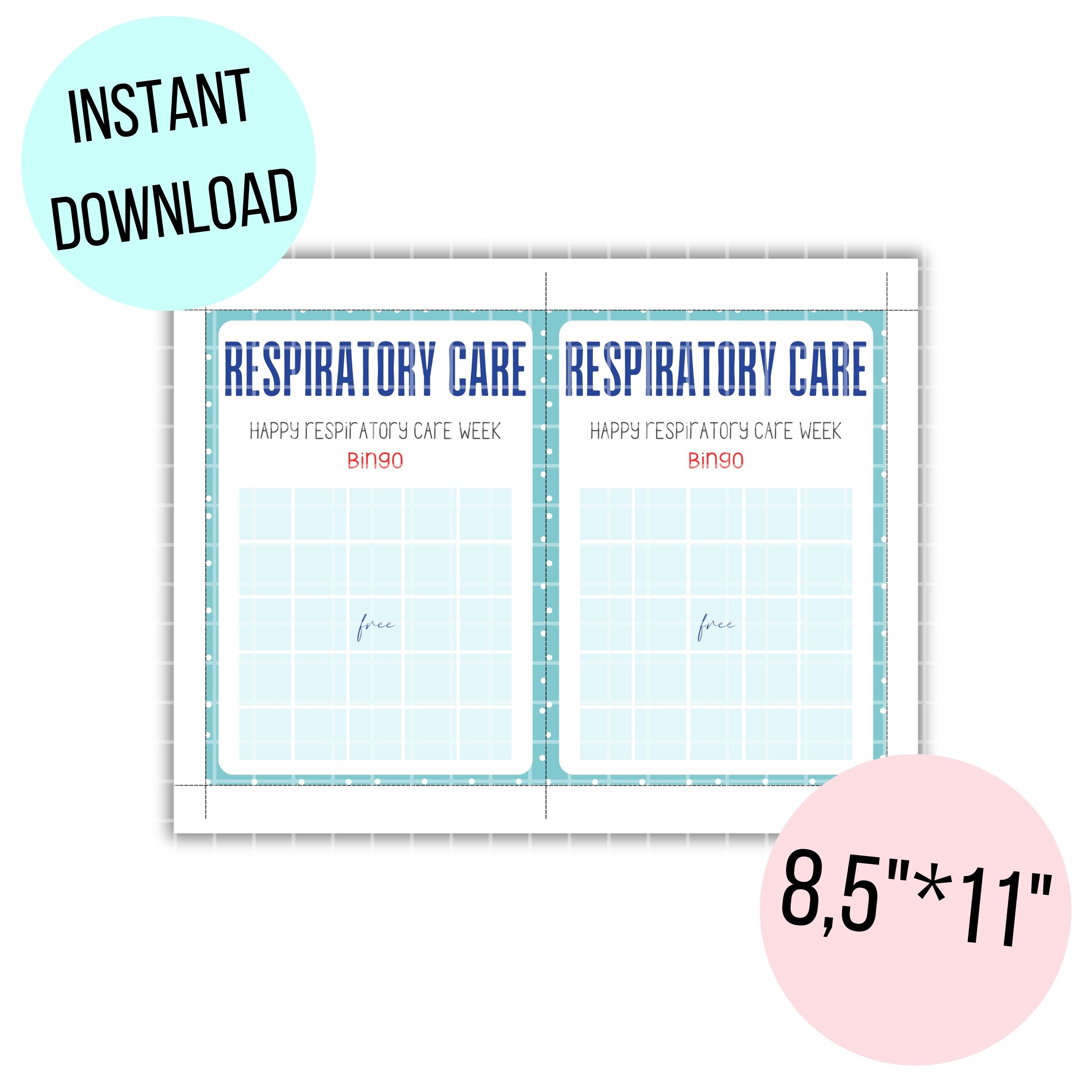 Respiratory Care Week Games Bundle, Respiratory Therapist Appreciation ...