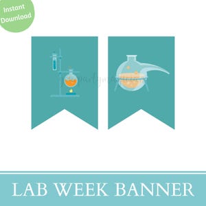 Happy Lab Week 2025 Printable Banner, Medical Laboratory Professionals ...