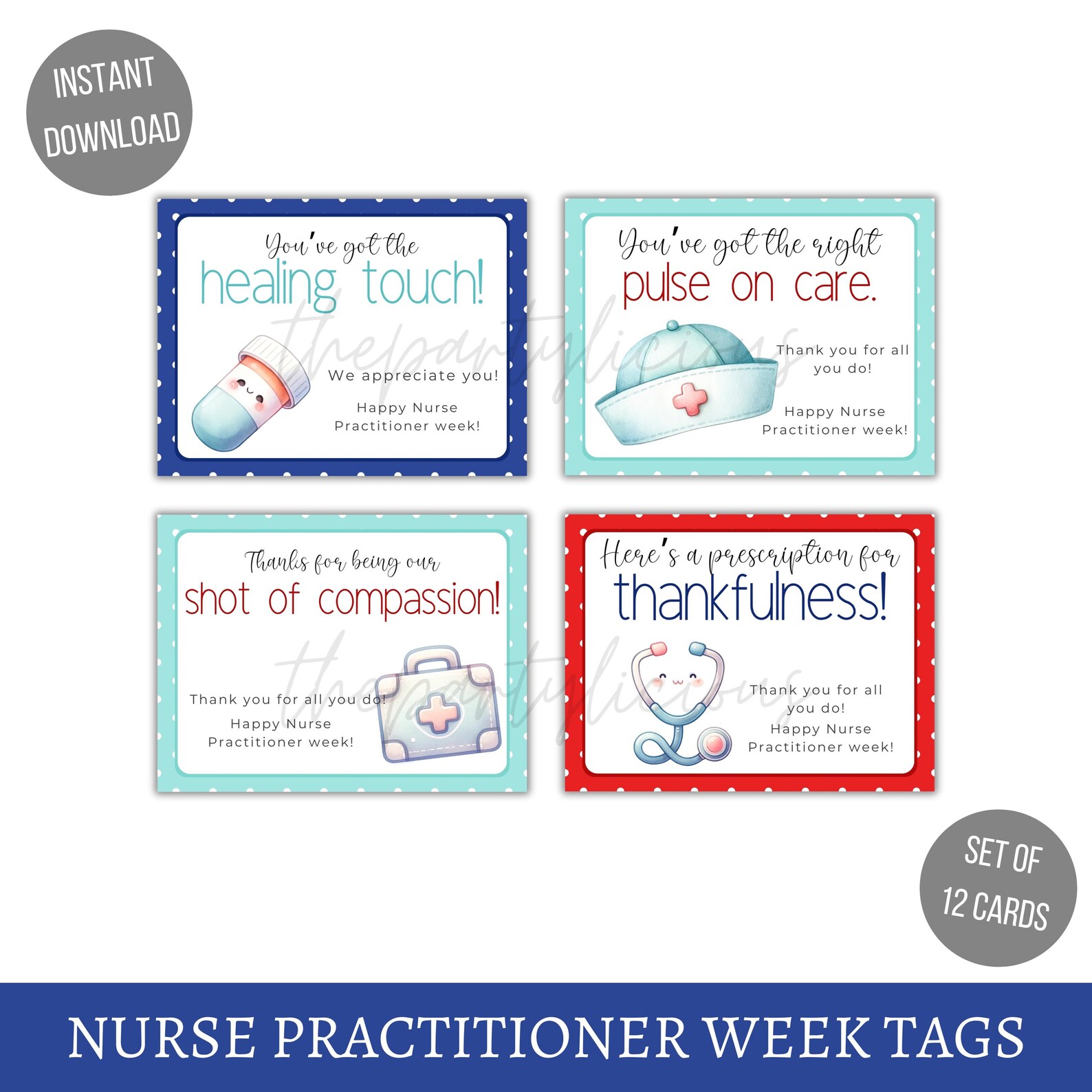 Nurse Practitioner Week Gift Tags, Happy NP Week Gift Cards, Nurse ...
