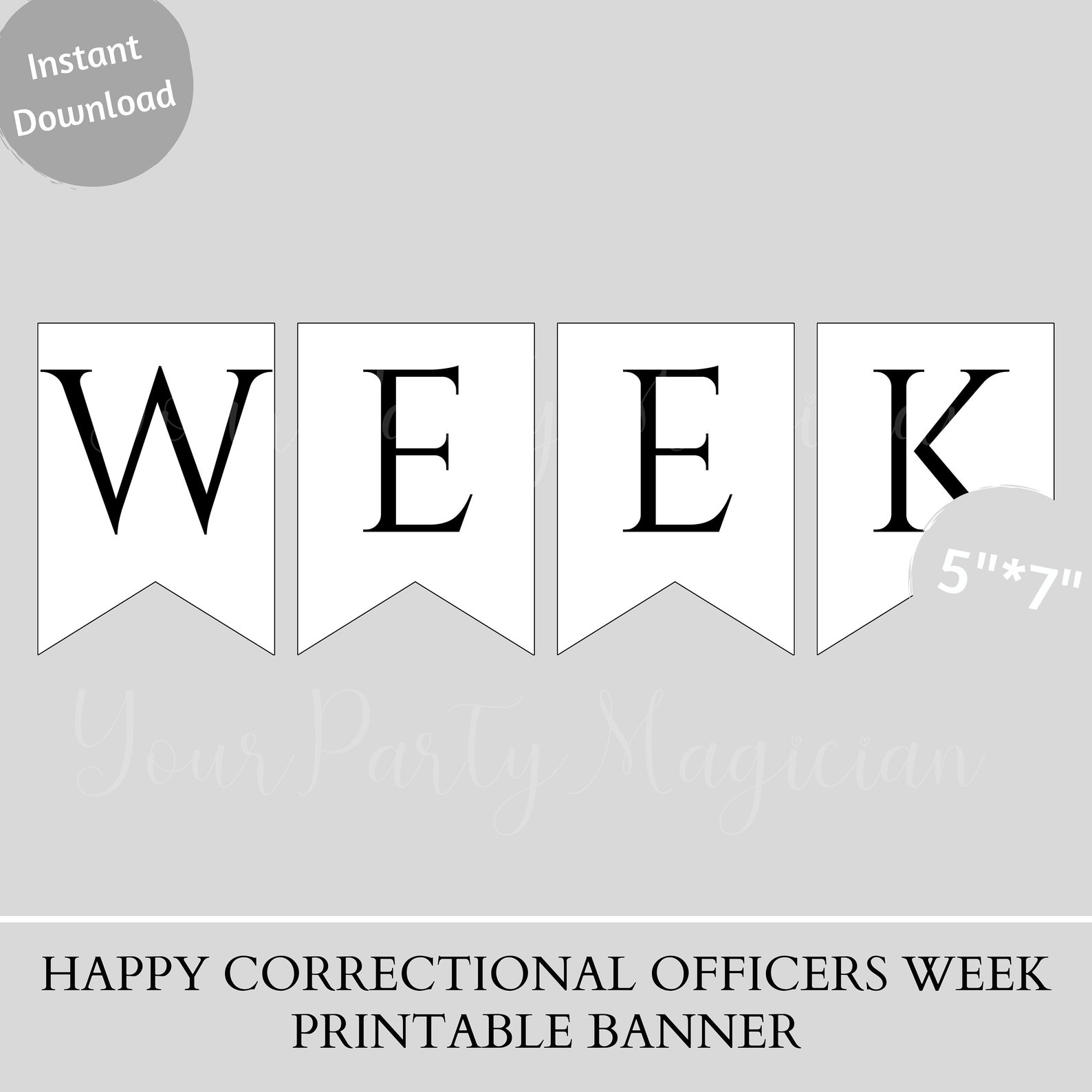 Happy Correctional Officers Week Banner, Correctional Officers ...
