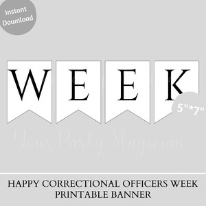Happy Correctional Officers Week Banner, Correctional Officers ...