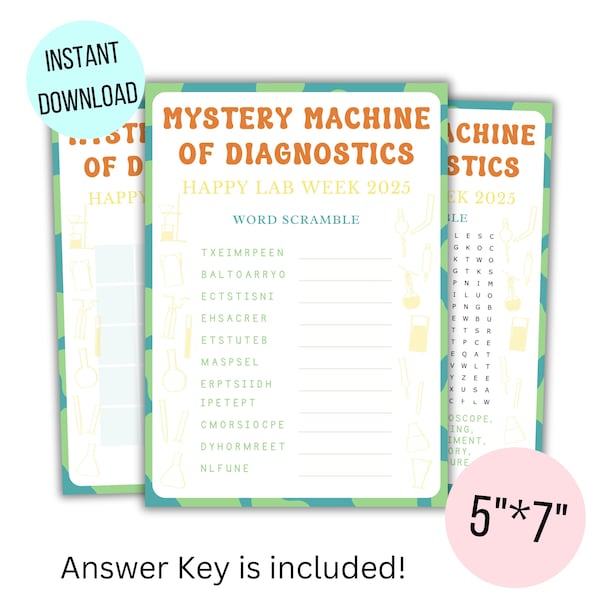 Lab Week Pictionary - Etsy