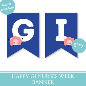 Happy GI Nurses Week Printable Banner, Happy GI Nurse Sign, GI Nurses ...