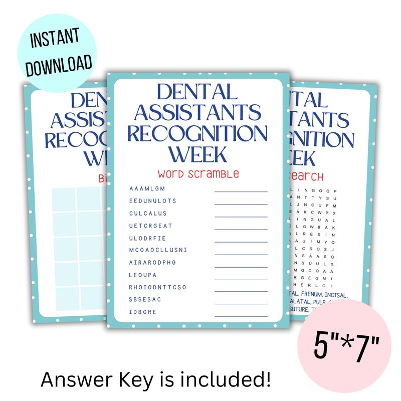 Dental Assistant Printable - Etsy
