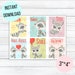 Printable Racoon Valentines Day Cards, Classroom Kids Valentines Day ...