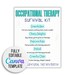 Happy OT Month 2024 Survival Kit Tag, Canva Editable Template ...