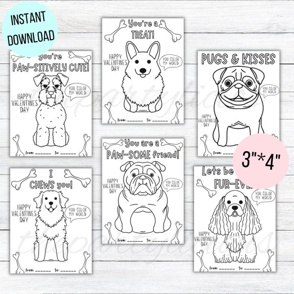 Valentines Day Cards for Kids - Etsy